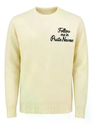 MC2 SAINT BARTH Graphic Design Sweater - Neutrals