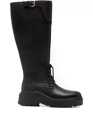 Liu Jo Buckle Lace-up Boots