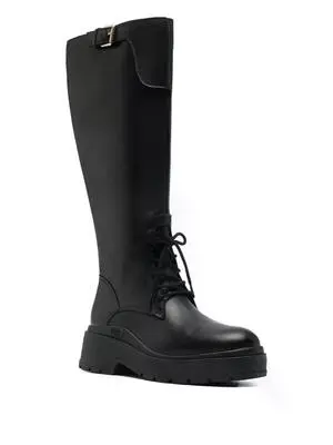 Liu Jo Buckle Lace-up Boots