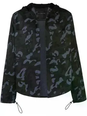 Alchemy Fashions Camouflage-print Hooded Shirt