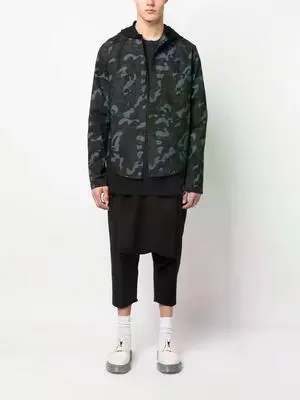 Alchemy Fashions Camouflage-print Hooded Shirt