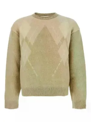 COOR Argyle Crew-neck Sweater