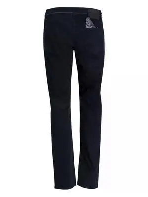 JACOB COHЁN Contrast-stitching Cotton Trousers