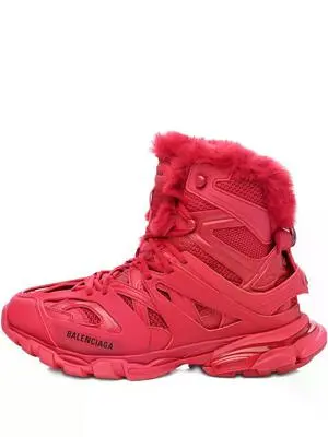 Balenciaga Track Hike Sneakers - Red