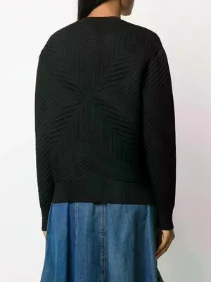 Alexander McQueen Patterned Rib-knit Jumper