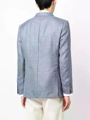 Luciano Barbera Notched-lapels Wool-blend Blazer