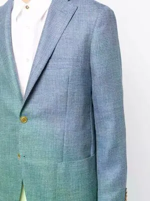 Luciano Barbera Notched-lapels Wool-blend Blazer