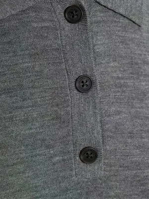 ANINE BING Buttoned Polo Top