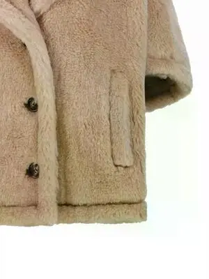 Max Mara Buttoned Short-sleeve Cape - Neutrals