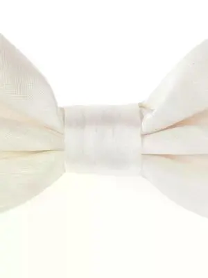 Dolce & Gabbana Silk Bow Tie - Neutrals