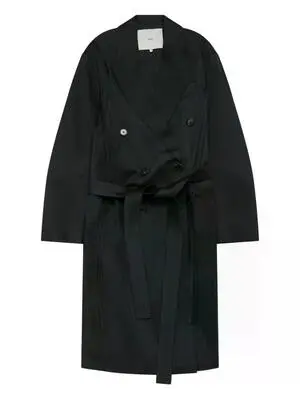 SETCHU Double-breasted Belted Coat