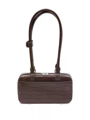 SELF-PORTRAIT Leather Shoulder Bag - Brown