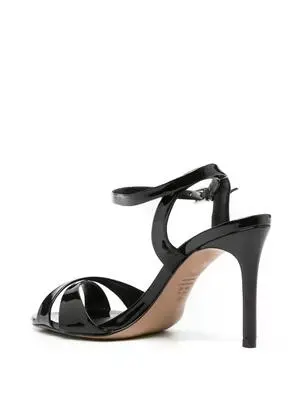 Schutz Hilda Patent Leather Stiletto Sandals