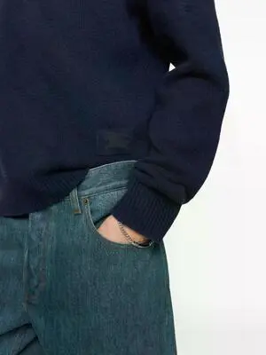 Burberry Cashmere-blend Jumper - Blue