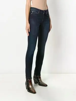 CAMBIO Dark-wash Skinny Jeans