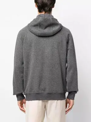 Brunello Cucinelli Logo-print Zip-up Hoodie