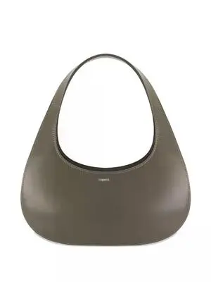 Coperni Slim Swipe Leather Shoulder Bag - Grey