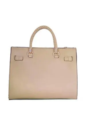 Liu Jo Braided-handle Tote Bag - Neutrals