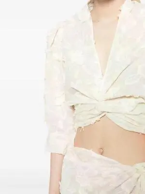 JBQ Embroidered Crop Top