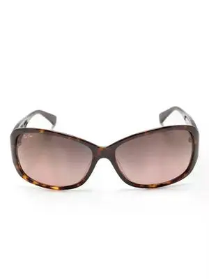 Maui Jim Tortoiseshell Rectangle-frame Sunglasses - Brown
