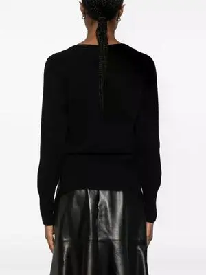 Simone Rocha Long-sleeve Ribbed Knit Sweater