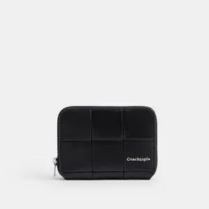 COACHTOPIA Zip Around Wallet In Upcrafted Leather - Black