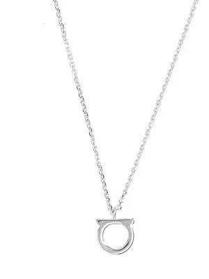 FERRAGAMO Gancini Necklace - Silver