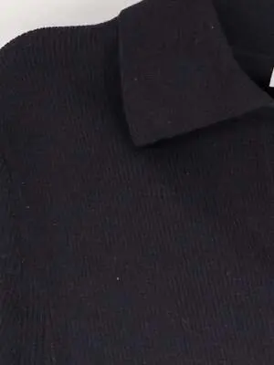 Max Mara Albero Virgin Wool Polo Shirt - Blue