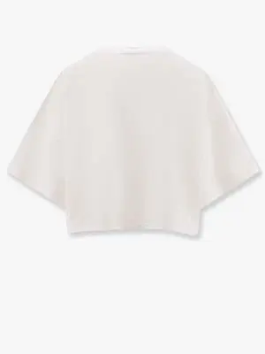 Chloé Cotton T-shirt With Logo - White
