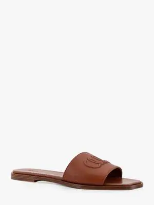 Chloé Soleil Leather Sandals