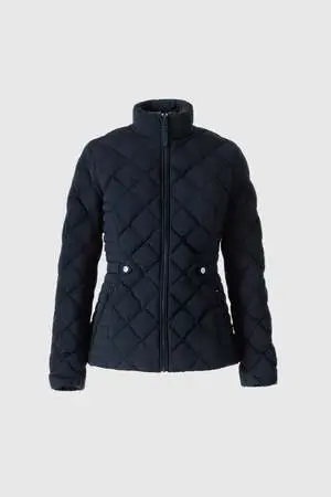 Mackage Diamond Quilted Down Jacket - Black