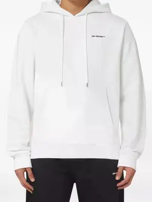 Off-white Cuffed Sweatshirts Hoodies For Men
