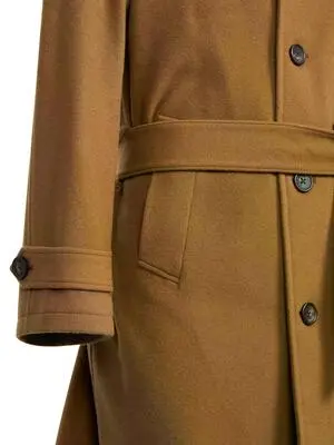 D4.0 Buttoned Raglan Sleeve Coat - Neutrals