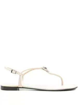 GIUSEPPE ZANOTTI Embellished Strap Flat Sandals