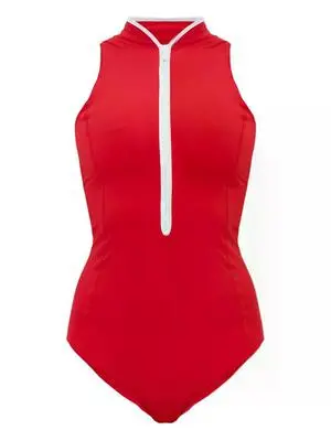Hunza G Katya Zip Swimsuit Red