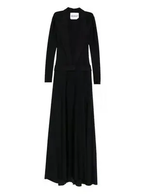 MEDEEA Lapels Maxi Dress