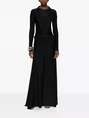 MEDEEA Lapels Maxi Dress