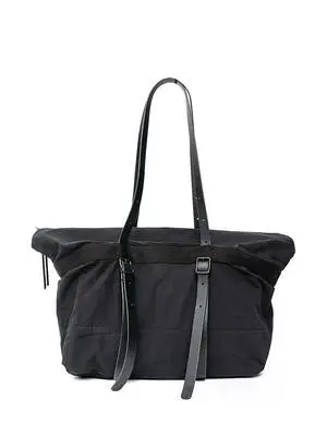 THE VIRIDI-ANNE Buckle-detail Tote Bag - Black