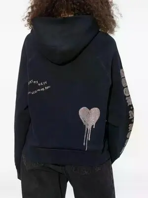 Zadig&Voltaire Georgy Embellished Cotton Hoodie