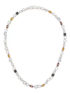 DARKAI Mixed Stones Necklace - Silver