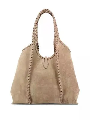 TOD'S T Timeless Medium Tote Bag - Neutrals