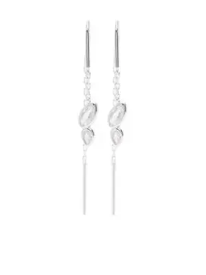 MARIA BLACK Swift 01 Chain Drop Earrings - Silver