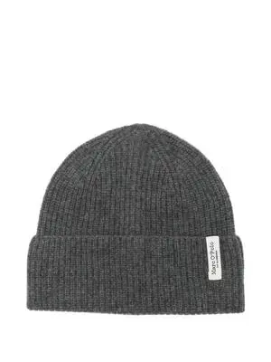 Marc O'polo Logo-patch Beanie - Grey