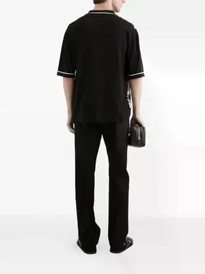 Dolce & Gabbana Floral Striped Shirt