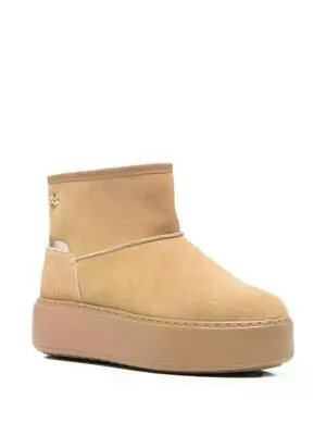 JANET & JANET Leather Ankle Boots - Neutrals