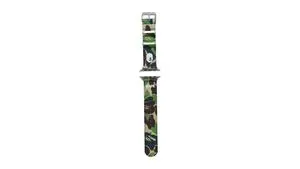 A BATHING APE Abc Camo Nato Watch Band - Green