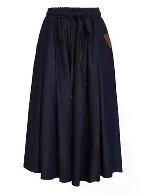AMAPO Cotton Drawstring Skirt