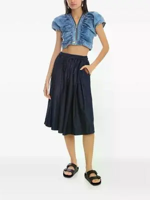 AMAPO Cotton Drawstring Skirt
