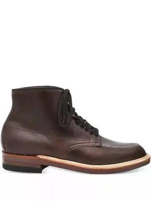 Alden Lace-up Boots With Topstitching