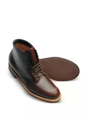 Alden Lace-up Boots With Topstitching